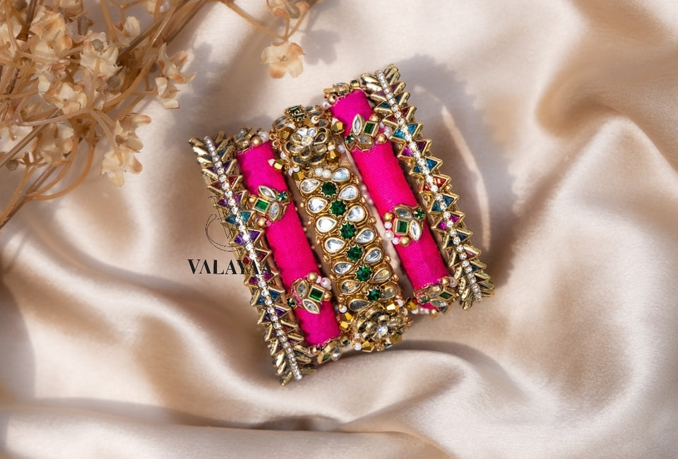 Elegance Redefined: Valayaa's Exquisite Collection of Bangles and Hair